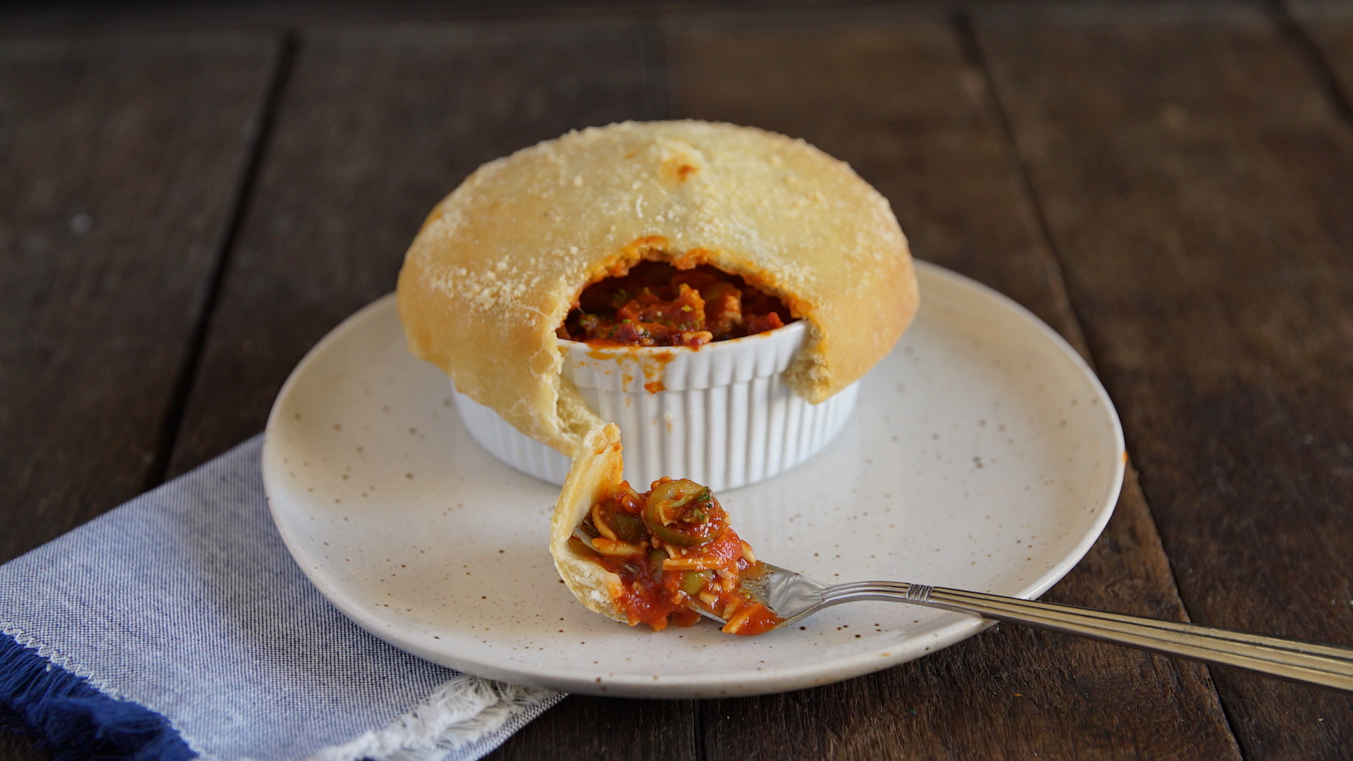 Pizza Pot Pie - Prep + Rally