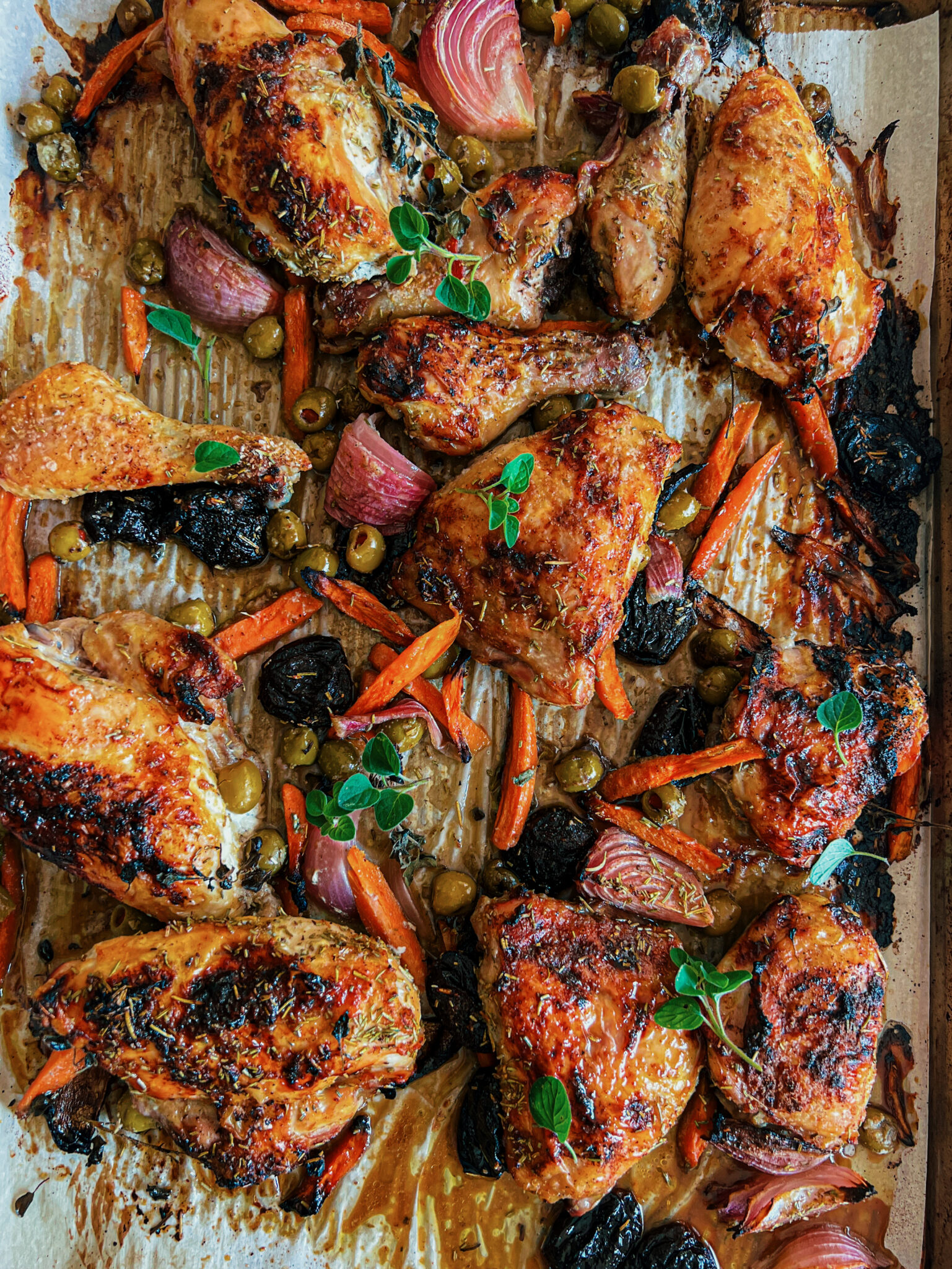 Kosher Chicken Marbella Recipe for Rosh Hashanah - Prep + Rally