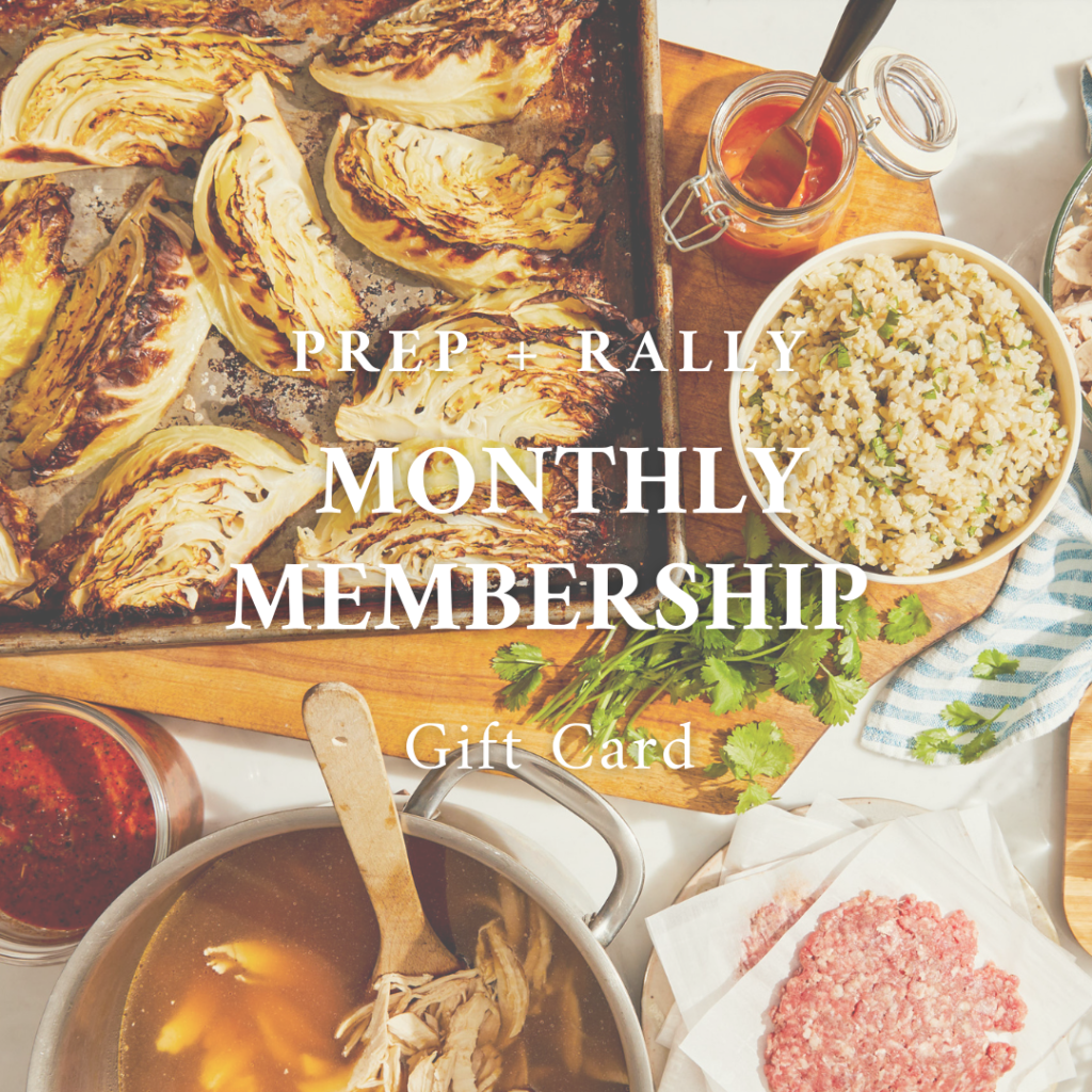 Monthly Membership Gift Card - Prep + Rally