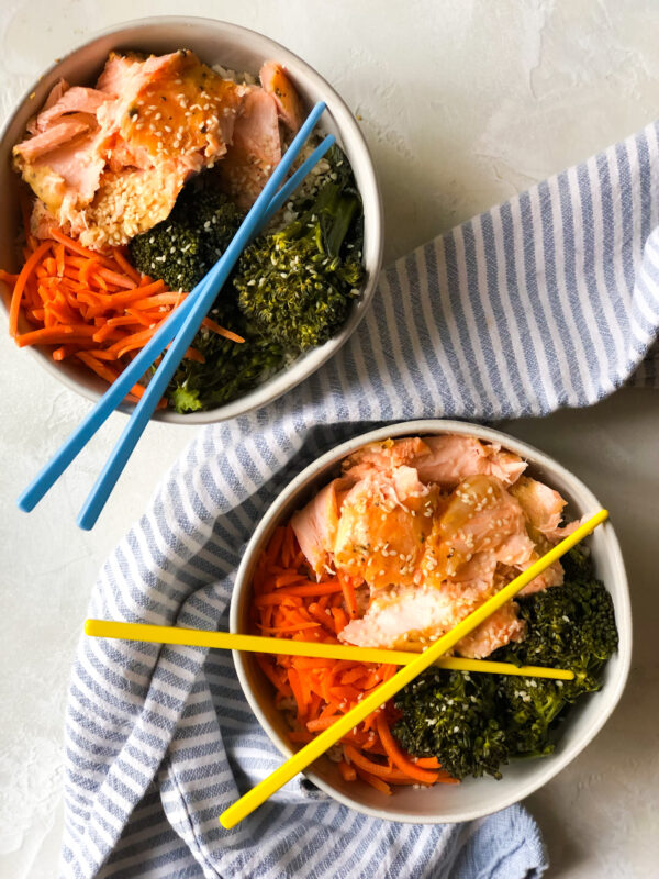 Easy Japanese Salmon Rice Bowl Recipe - Prep + Rally