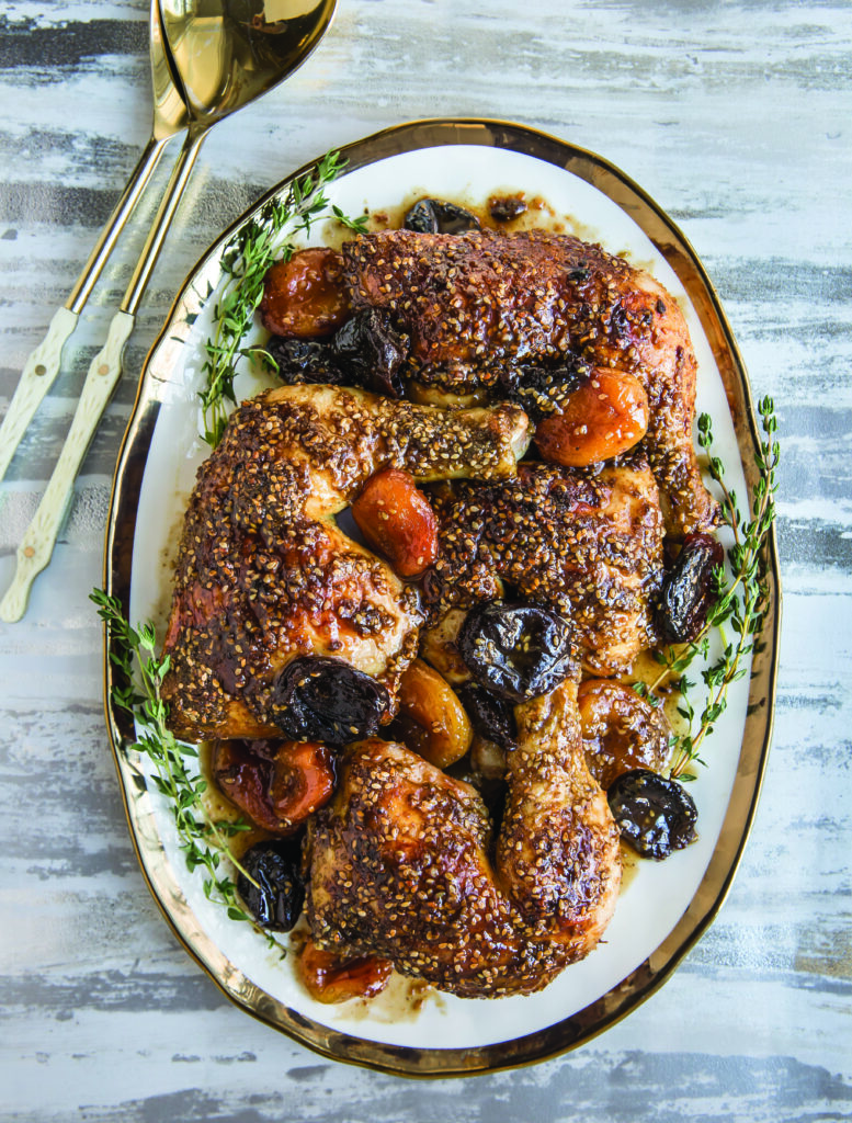 Honey Roasted Za’atar Chicken with Dried Fruit - Prep + Rally